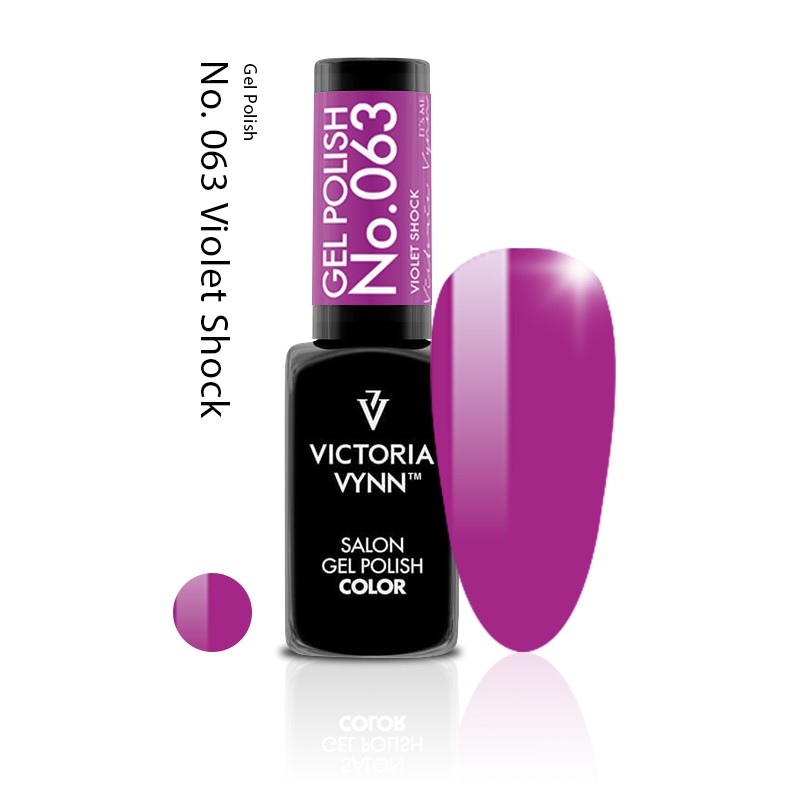 Victoria Vynn gel polish violet shock 063, La Diosa